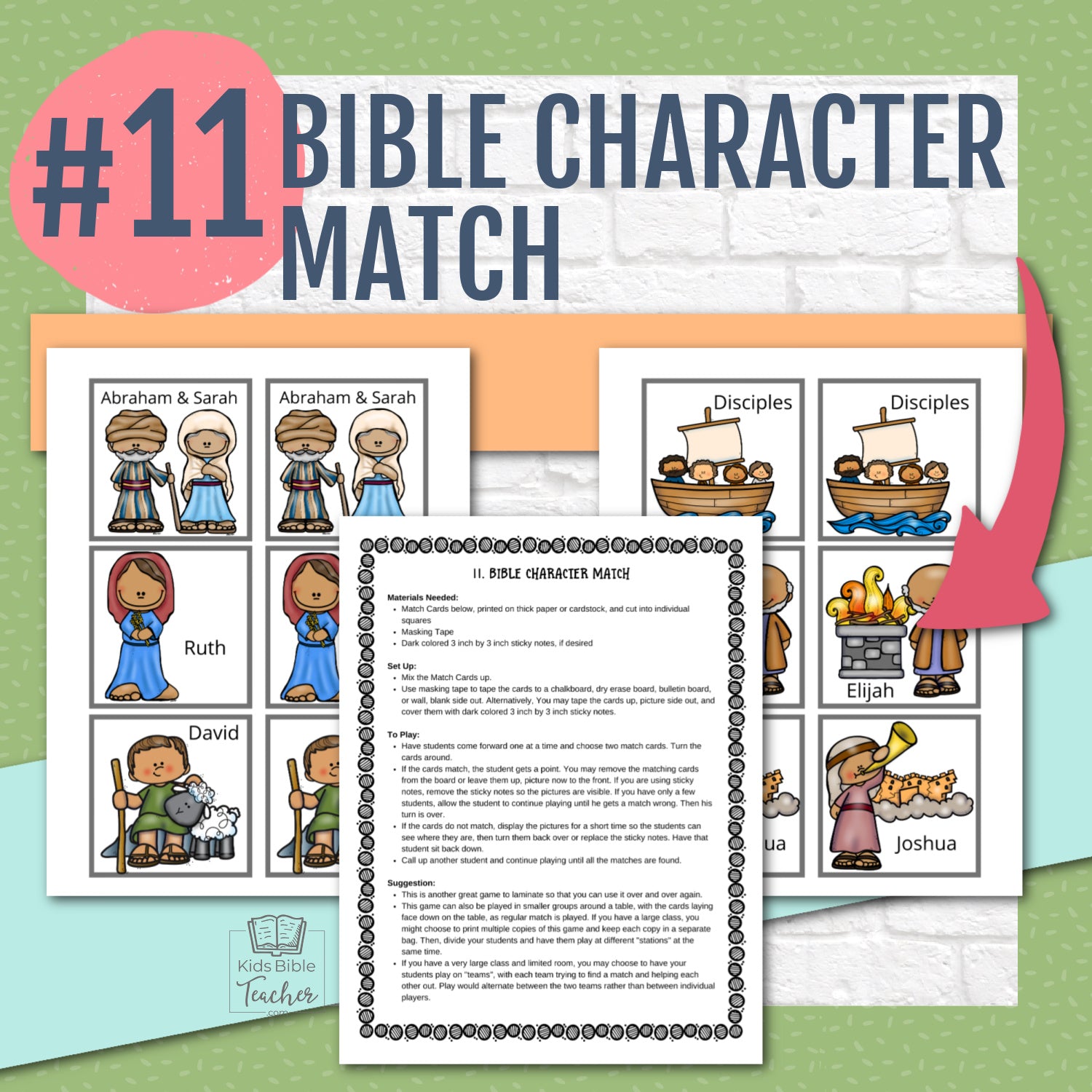 14 SUPER FUN Bible Lesson Review Games for Preschool and Kindergarten ...