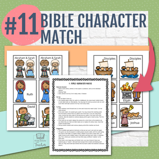 14 SUPER FUN Bible Lesson Review Games for Preschool and Kindergarten ...