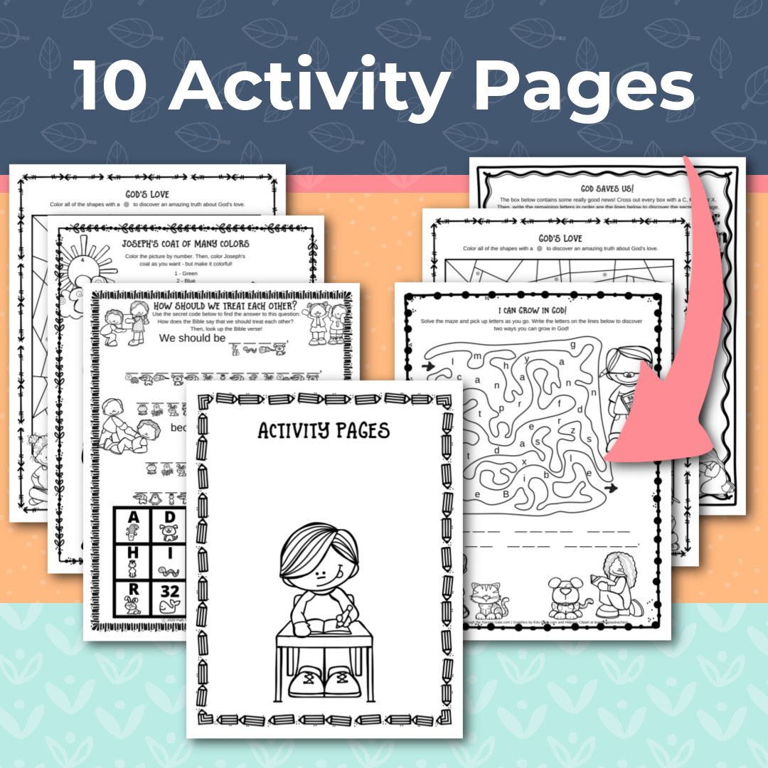 The Ultimate Bible Teacher's Printable Resource Bundle for 1st and 2nd ...