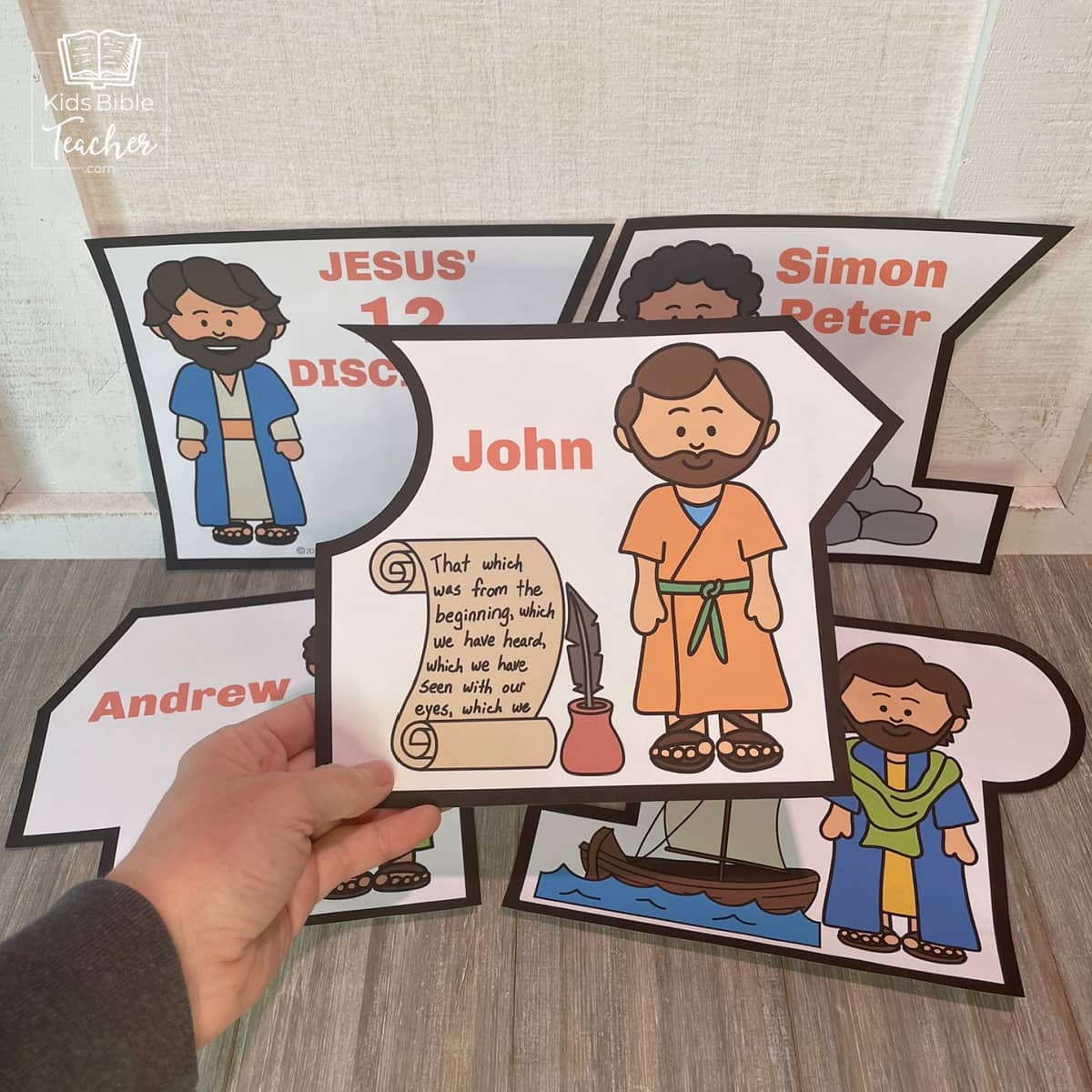 Jesus' 12 Disciples Puzzle – Kids Bible Teacher