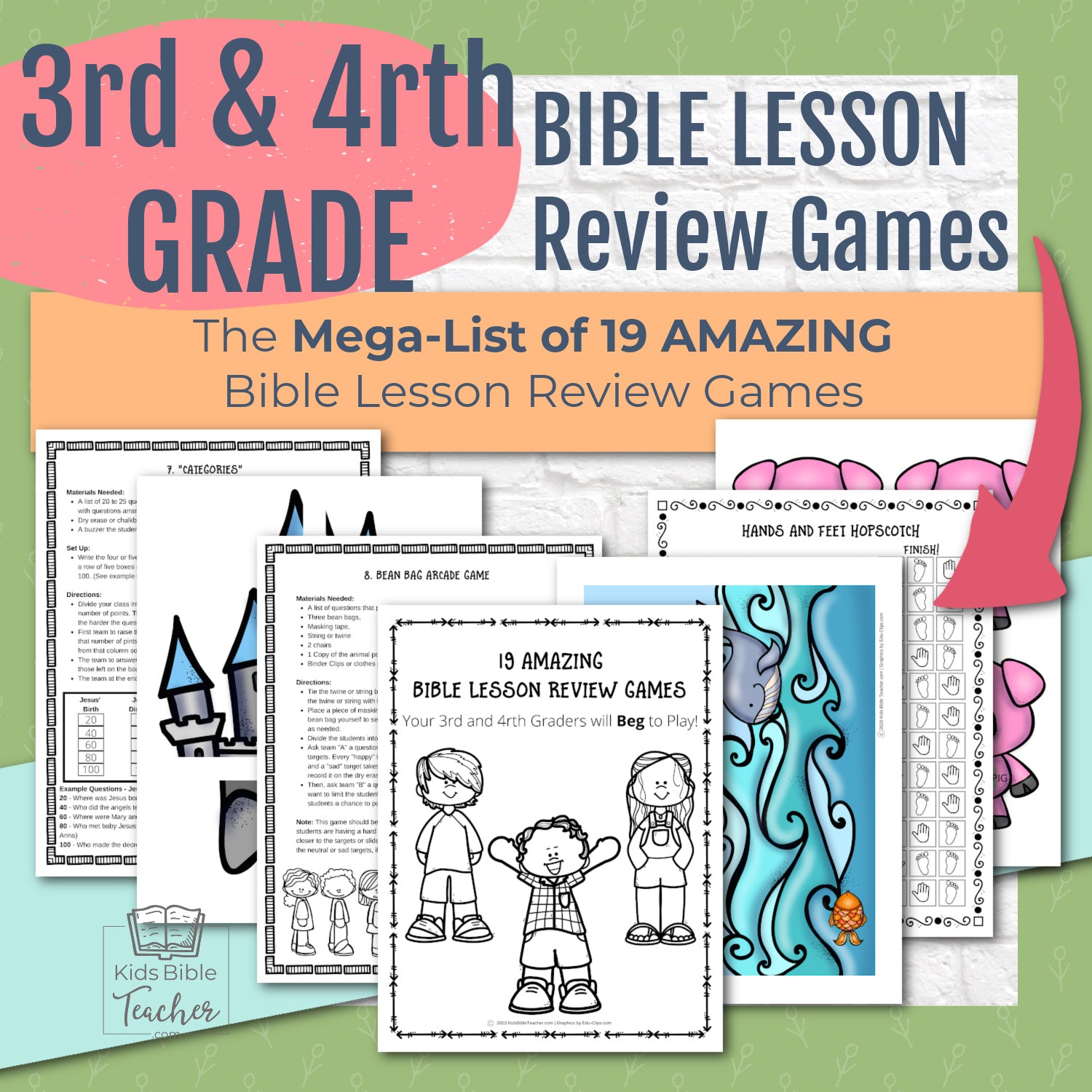 19 AMAZING Bible Lesson Review Games for 3rd and 4rth Grades – Kids ...