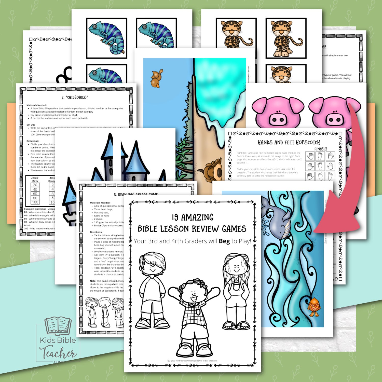 19 AMAZING Bible Lesson Review Games for 3rd and 4rth Grades – Kids ...