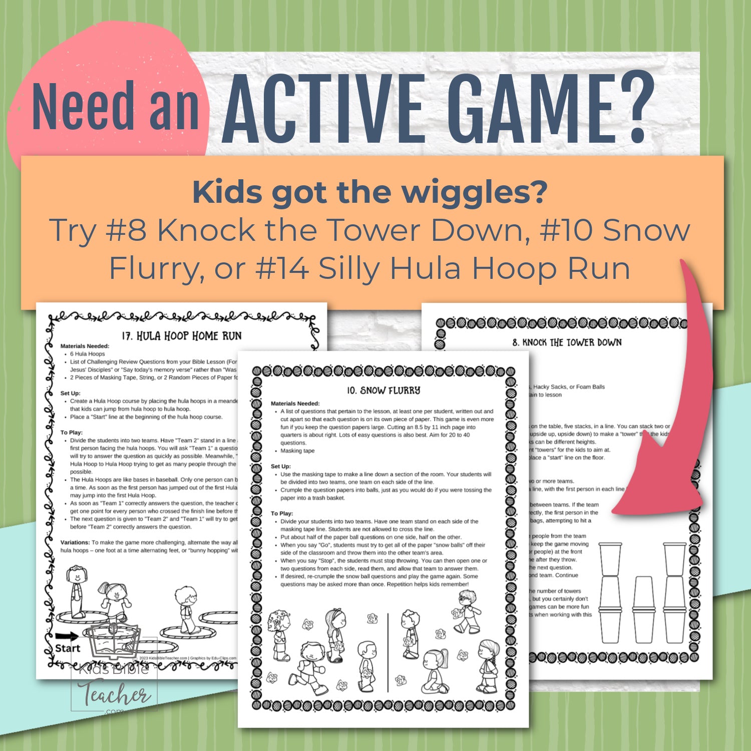 14 SUPER FUN Bible Lesson Review Games for Preschool and Kindergarten ...