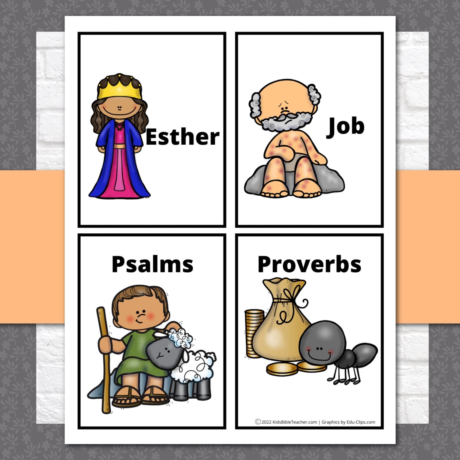 Books of the Bible Old Testament Games Bundle – Kids Bible Teacher