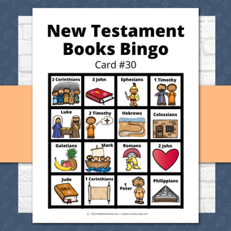 Bible Bingo - New Testament Bible Games for Youth – Kids Bible Teacher