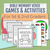25 Bible Verse Memory Games and Activities for 1st and 2nd Graders ...