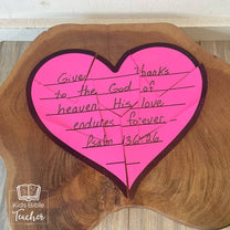Heart Puzzles for Memory Verses – Kids Bible Teacher