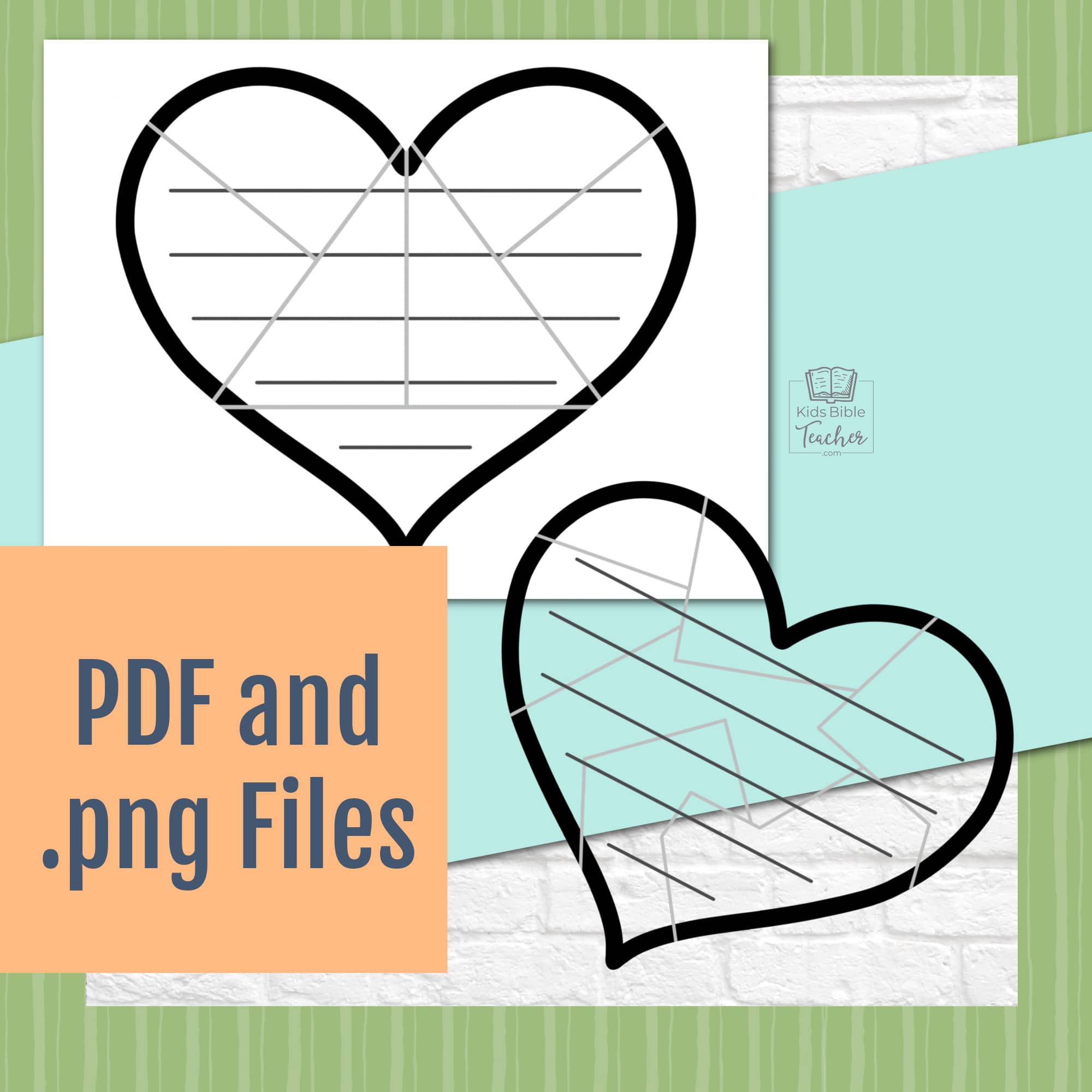 Heart Puzzles for Memory Verses – Kids Bible Teacher
