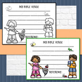 8 Bible Verse Memory Puzzles for 1st and 2nd Graders – Kids Bible Teacher