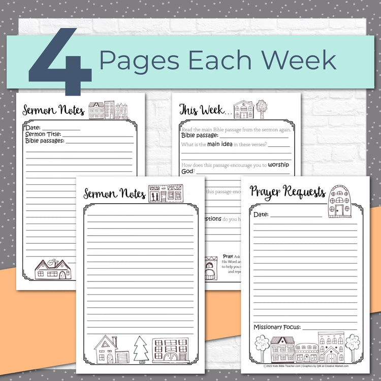 Sermon Notes – Kids Bible Teacher