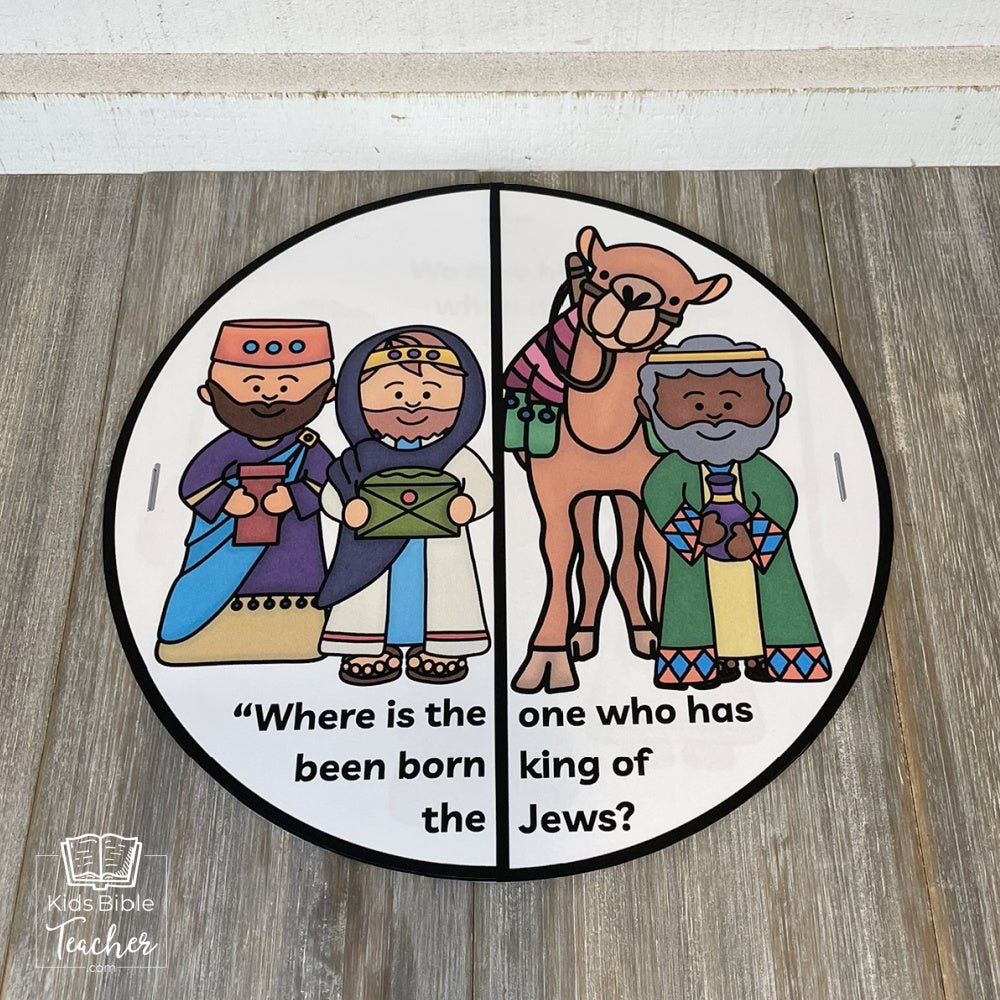 The Story of the Wise Men Matthew 2:2 Christmas Craft – Kids Bible Teacher