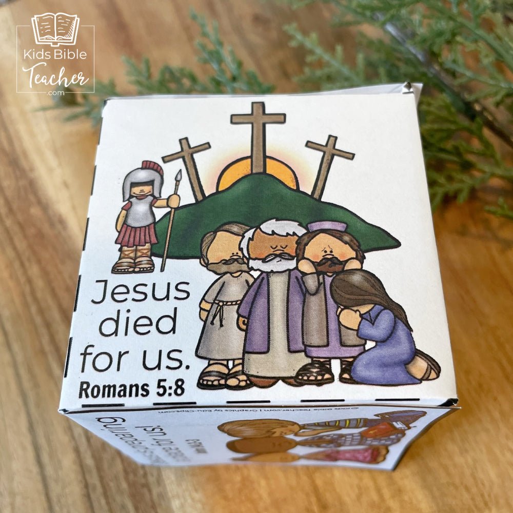 Jesus' Resurrection Bible Story Cube Bible Craft for Easter – Kids ...