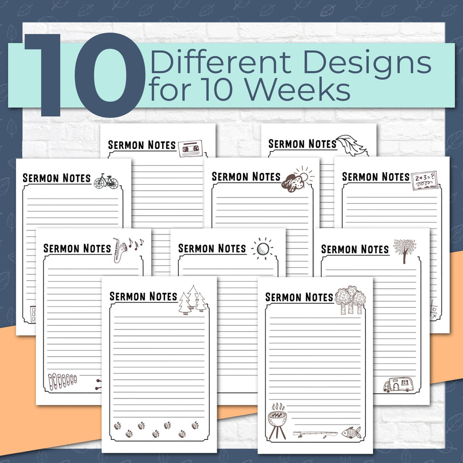 Sermon Notes – Kids Bible Teacher