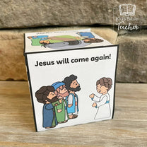 Jesus' Resurrection Bible Story Cube Bible Craft for Easter – Kids ...