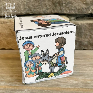 Jesus' Resurrection Bible Story Cube Bible Craft for Easter – Kids ...