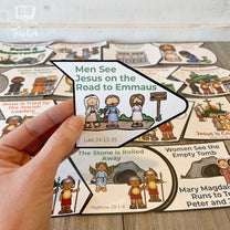 Jesus' Death and Resurrection Easter Story Floor Puzzle for Kids – Kids ...