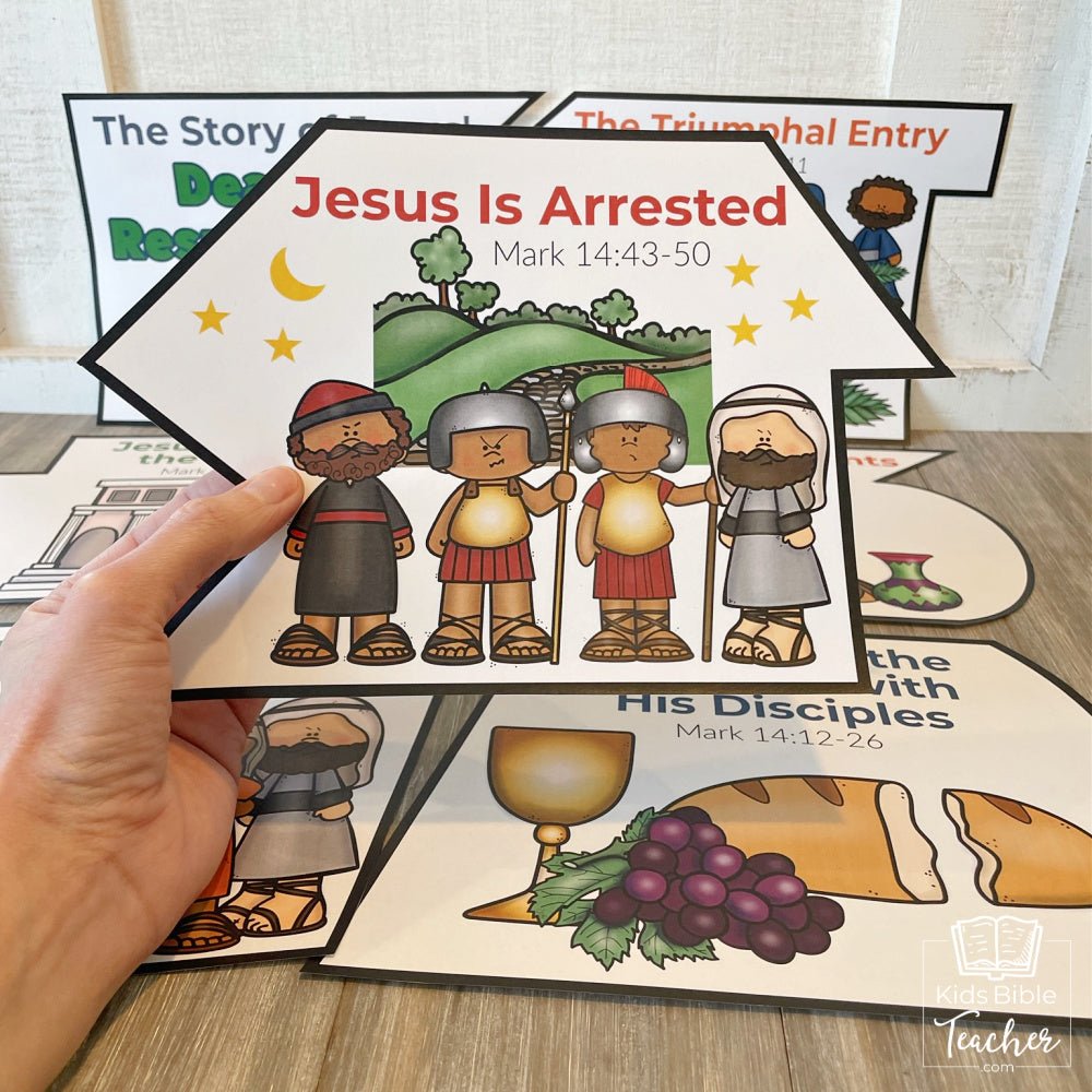 Jesus' Death and Resurrection Easter Story Floor Puzzle for Kids – Kids ...