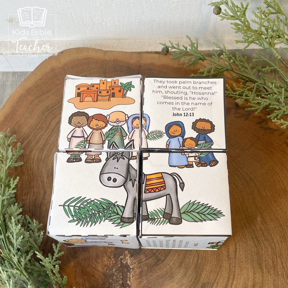 Easter Story Box Puzzle Craft Jesus' Resurrection Activity for Kids ...