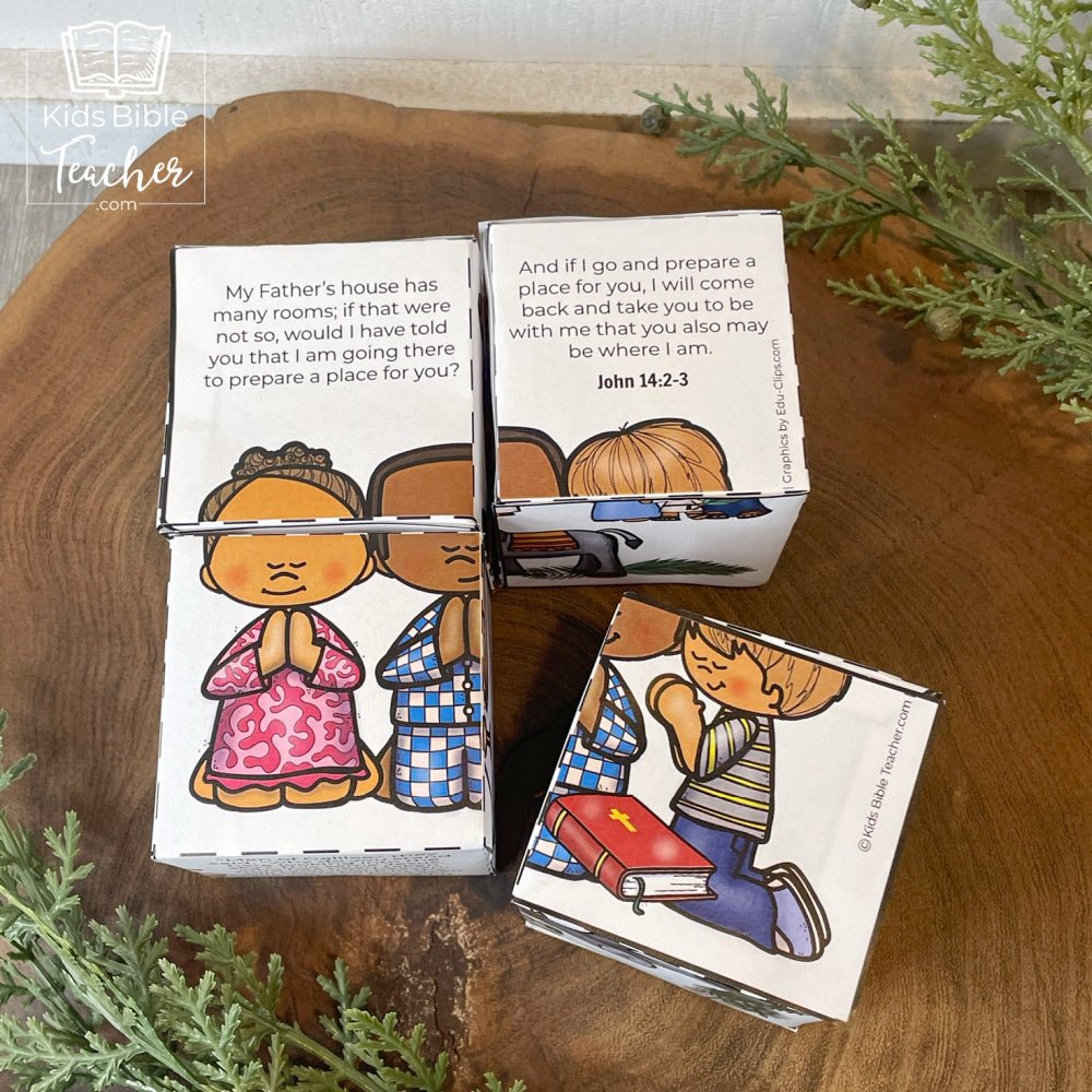 Easter Story Box Puzzle Craft Jesus' Resurrection Activity for Kids ...