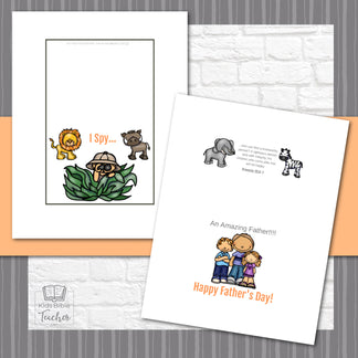 Father's Day Printable Cards with Bible Verses for Kids to Make, Set o ...