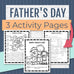 Fathers Day Worksheets Bible Activity Pages for Kids – Kids Bible Teacher