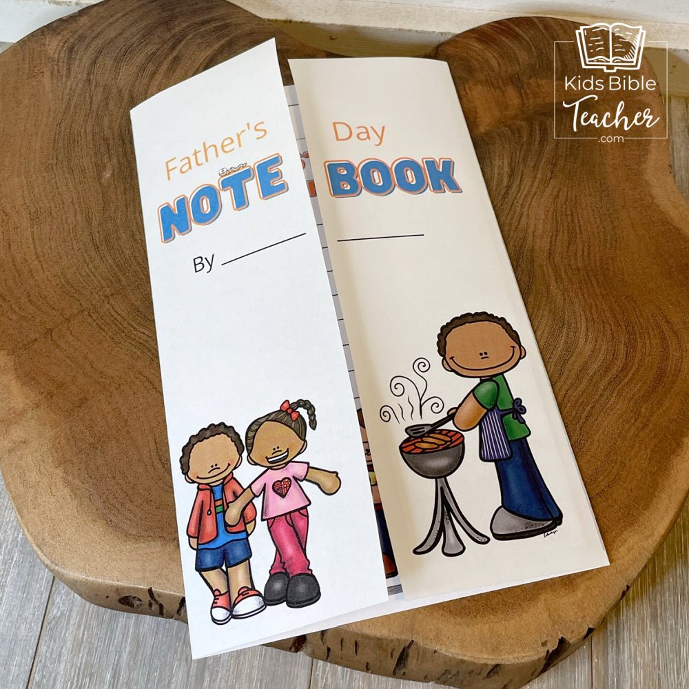 Father's Day Craft Activity Notebook with Bible Verses for Kids – Kids ...