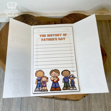 Father's Day Craft Activity Notebook with Bible Verses for Kids – Kids ...