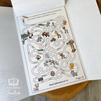 Father's Day Craft Activity Notebook with Bible Verses for Kids – Kids ...