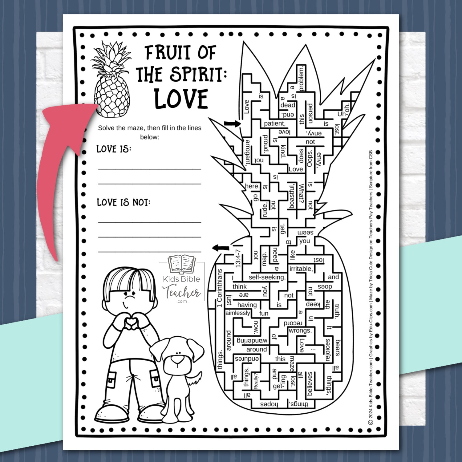 Fruit of the Spirit Activity Pages – Kids Bible Teacher