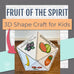 Fruit of the Spirit 3D Paper Craft for Kids featuring Galatians 5:22-2 ...