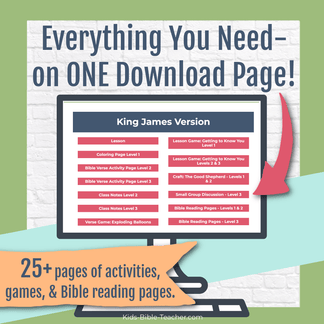 Getting to Know Jesus Complete Bible Lesson – Kids Bible Teacher