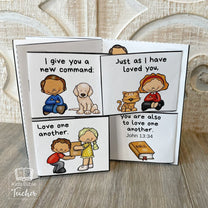 God Loves Me Mini Book Craft with Bible Verses about God's Love – Kids ...