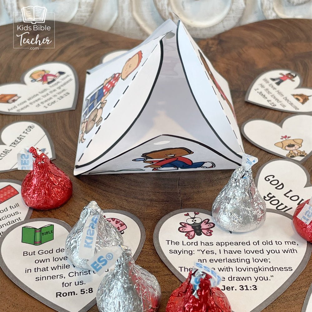 God's Love Treat Box | Bible Valentine's Day Craft – Kids Bible Teacher