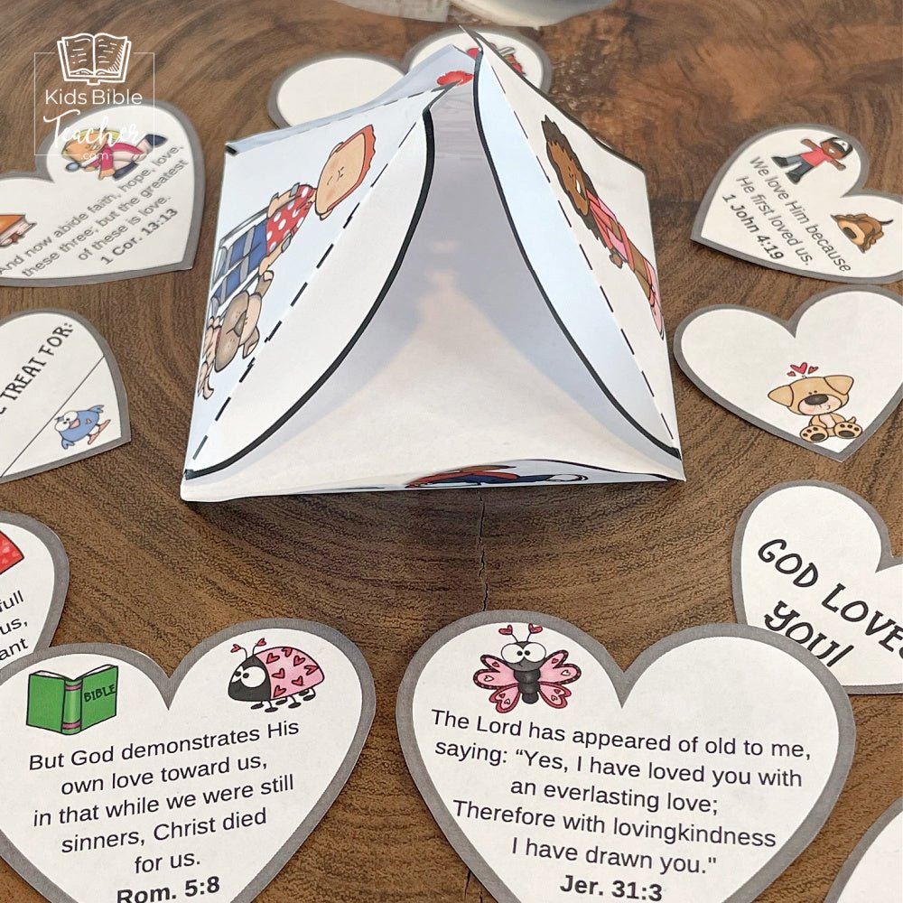 God's Love Treat Box | Bible Valentine's Day Craft – Kids Bible Teacher