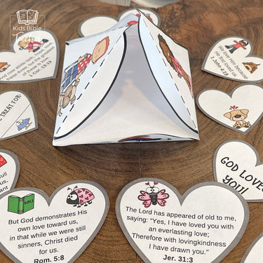 God's Love Treat Box | Bible Valentine's Day Craft – Kids Bible Teacher