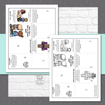 "How Can I Get To Know God?" Mini-Book Salvation Craft for Kids – Kids ...