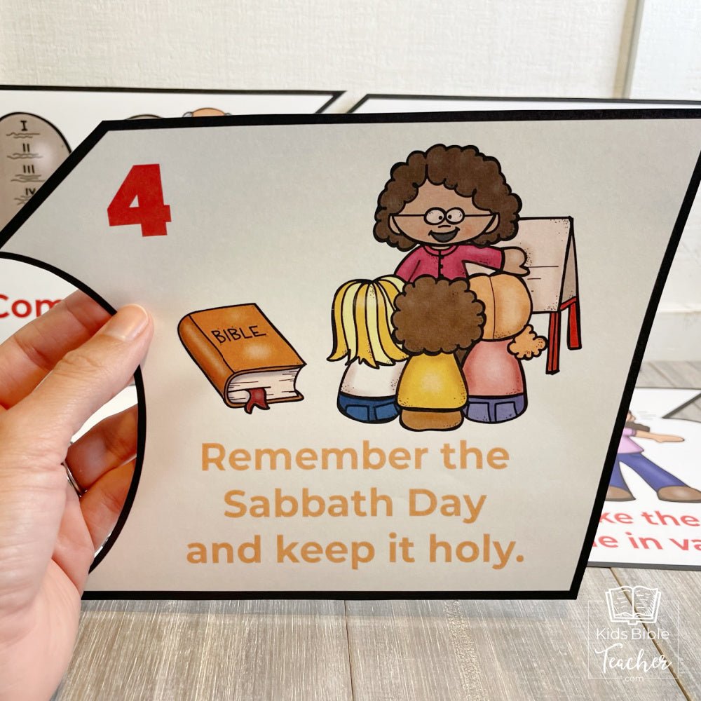 Ten Commandments Printable Bundle – Kids Bible Teacher