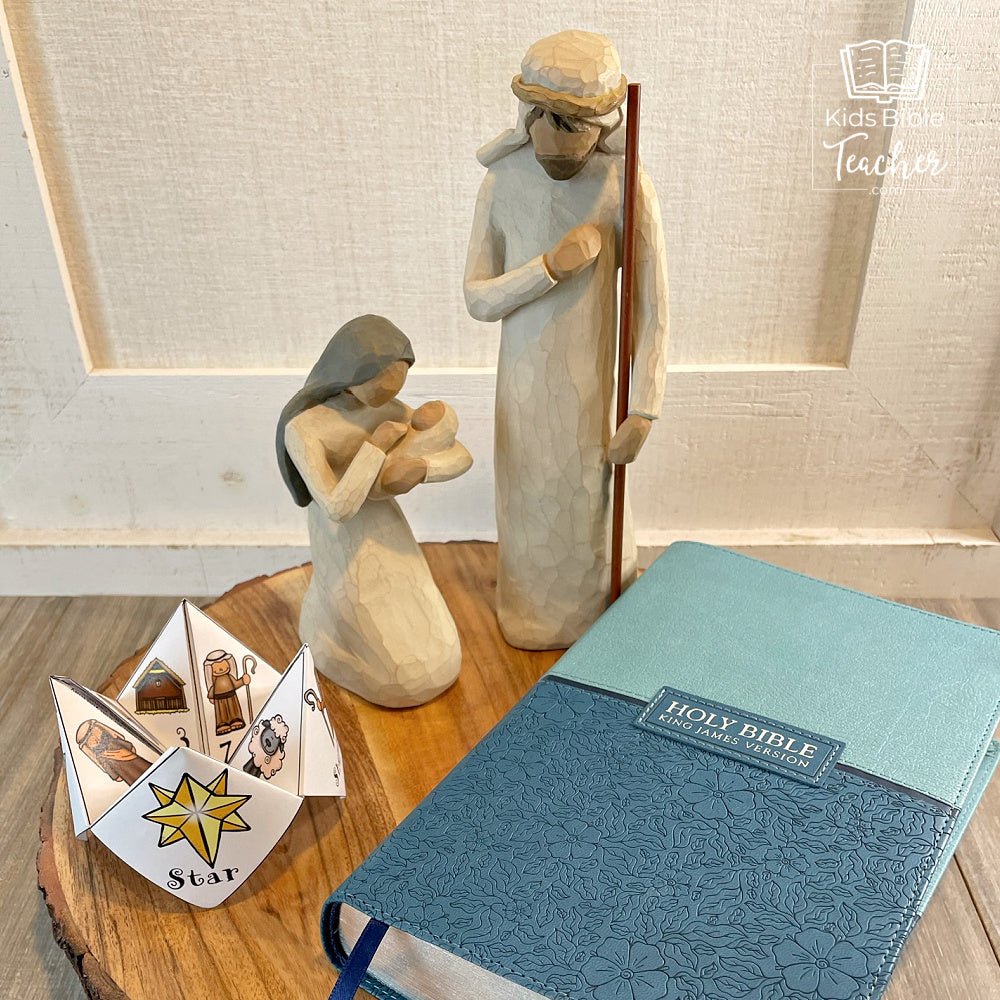 Jesus' Birth Origami Finger Puzzle for Christmas – Kids Bible Teacher