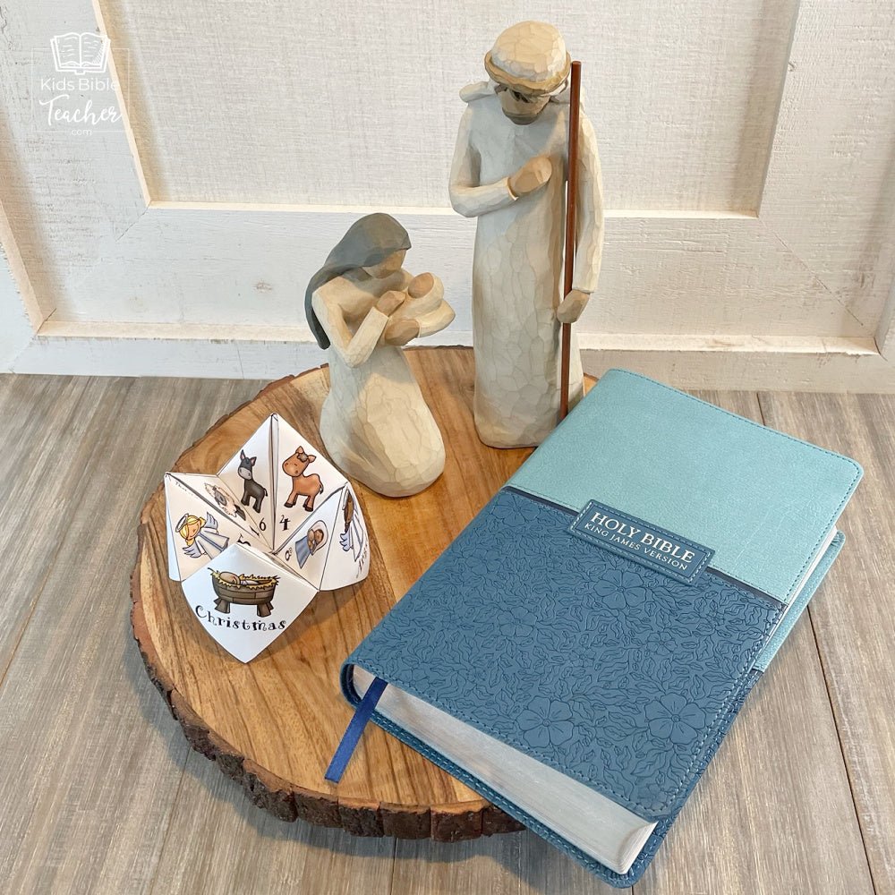 Jesus' Birth Origami Finger Puzzle for Christmas – Kids Bible Teacher