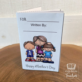 Generic Mother's Day Mini Book Craft with Bible Verses – Kids Bible Teacher