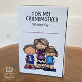 Grandmother's Mini Book Craft with Bible Verses Grandma Gift for Mothe ...