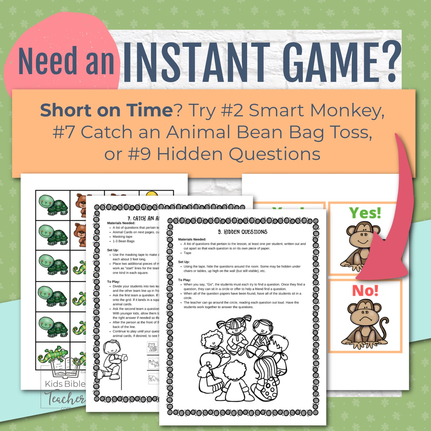 14 SUPER FUN Bible Lesson Review Games for Preschool and Kindergarten ...