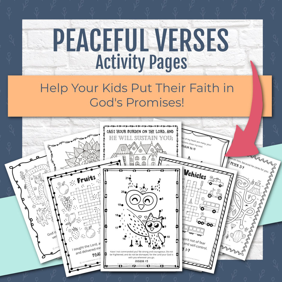 Activity Pages – Kids Bible Teacher