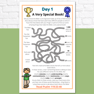 Introduction to the Bible Journal for Preschoolers and Early Readers ...