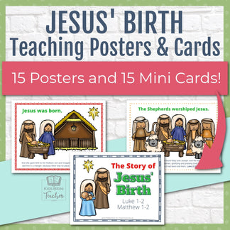 Jesus Birth Complete Nativity Bible Lesson Pack for the Advent Christm ...
