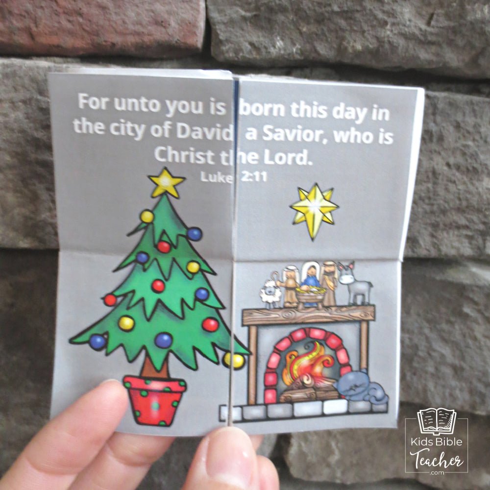 Jesus' Birth Infinity Folding Christmas Puzzle Craft for Kids – Kids ...