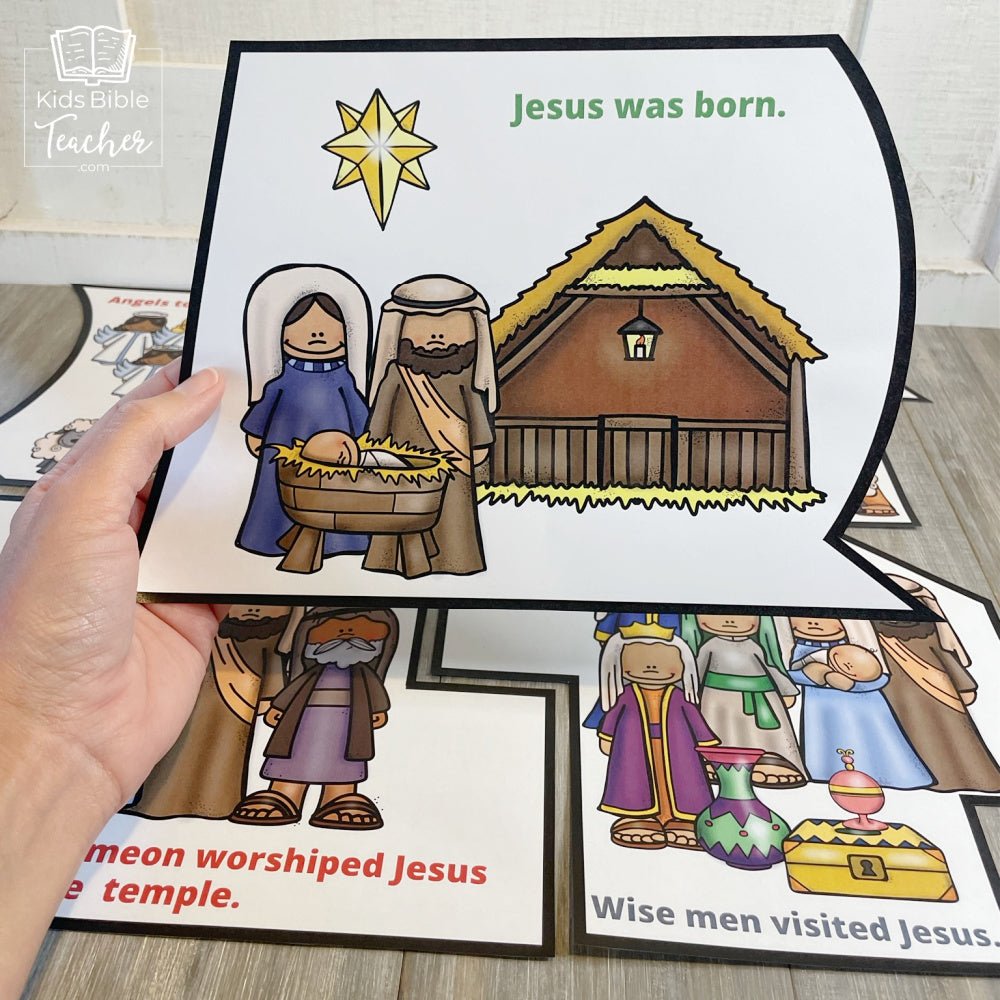 Jesus' Birth Huge Floor Puzzle and Mini Puzzle for Christmas with Nati ...