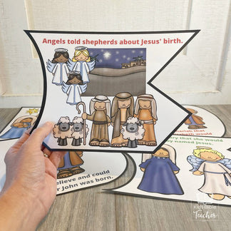 Jesus' Birth Huge Floor Puzzle and Mini Puzzle for Christmas with Nati ...