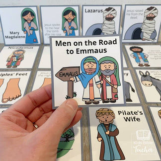 Jesus' Death & Resurrection Bible Match Game - Easter Bible Memory Gam ...