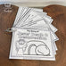 Jesus' Death and Resurrection Easter Coloring Pages and Mini Cards ...